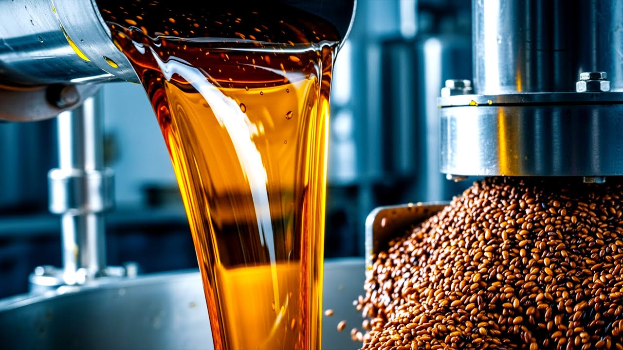 From Sesame Seeds to Sesame Oil: The Complete Life-Cycle Process - YouTube