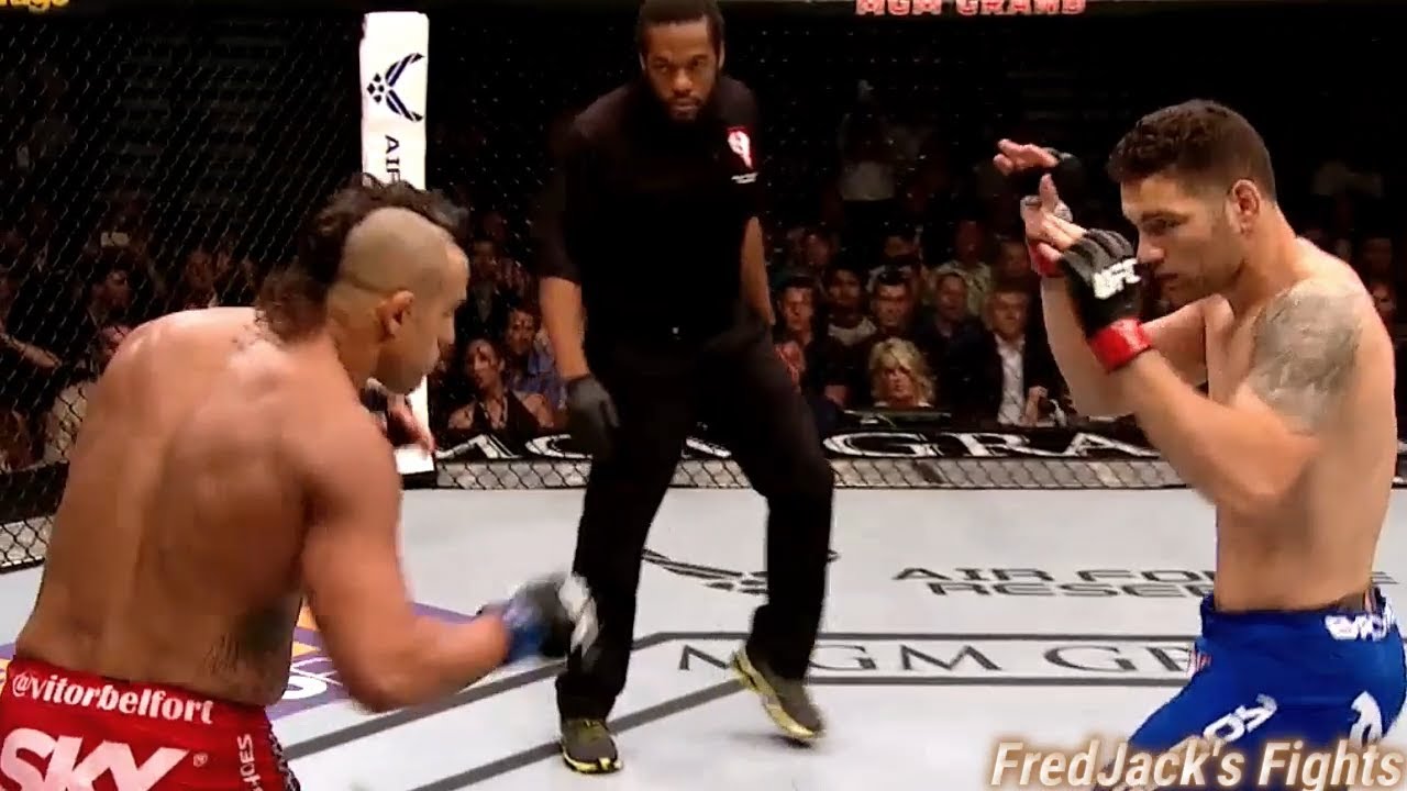 Chris Weidman vs Vitor Belfort Highlights (Weidman FINiSHES Belfort) # ...