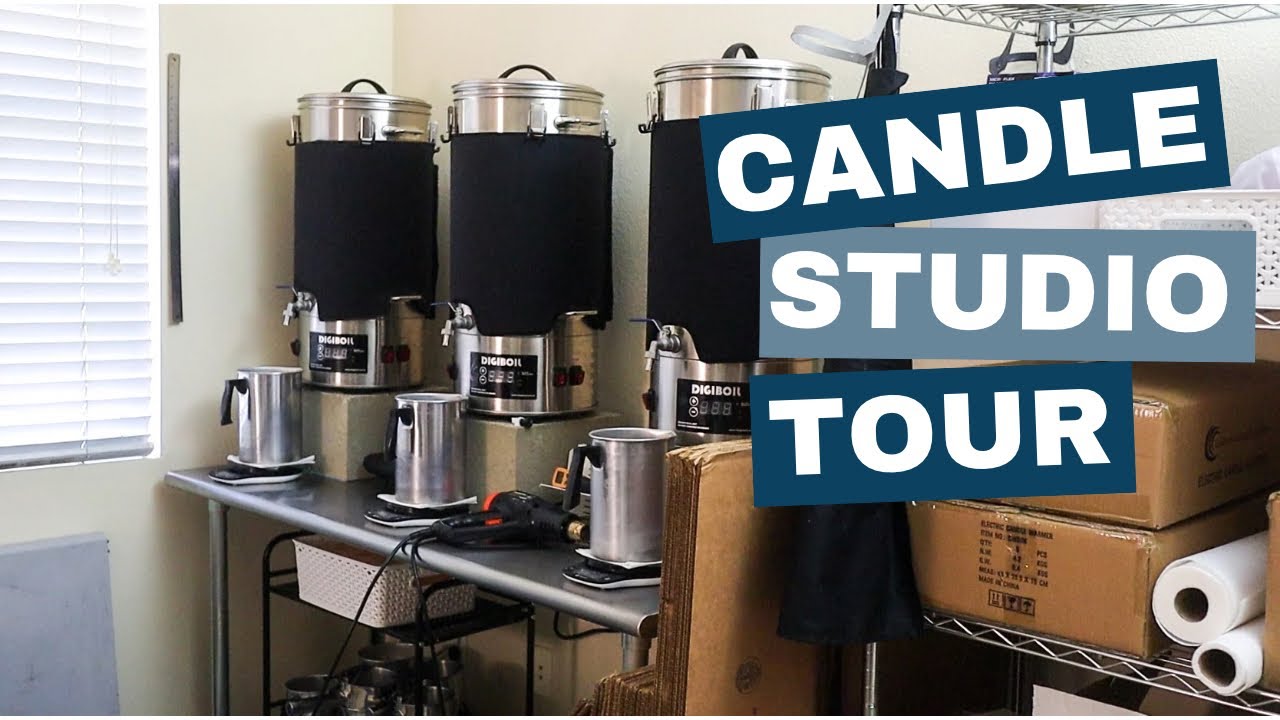 UPDATED CANDLE STUDIO TOUR 2023 (we changed our whole apartment!) - YouTube