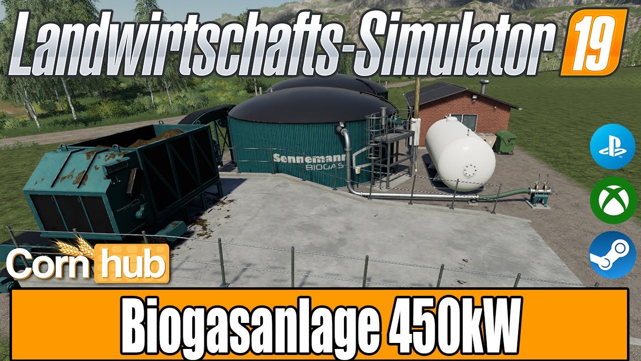 LS19 Modvorstellung - Biogasanlage 450kW - LS19 Mods - YouTube