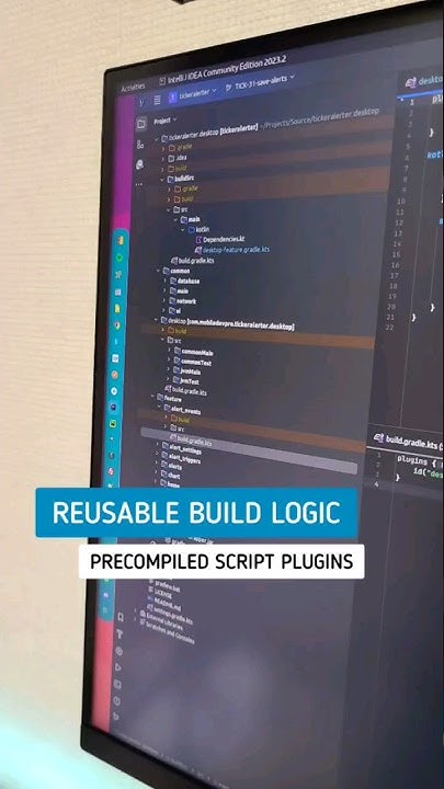 ⚡️Reuse build logic with precompiled Gradle script plugins #gradle #kotlindeveloper - YouTube