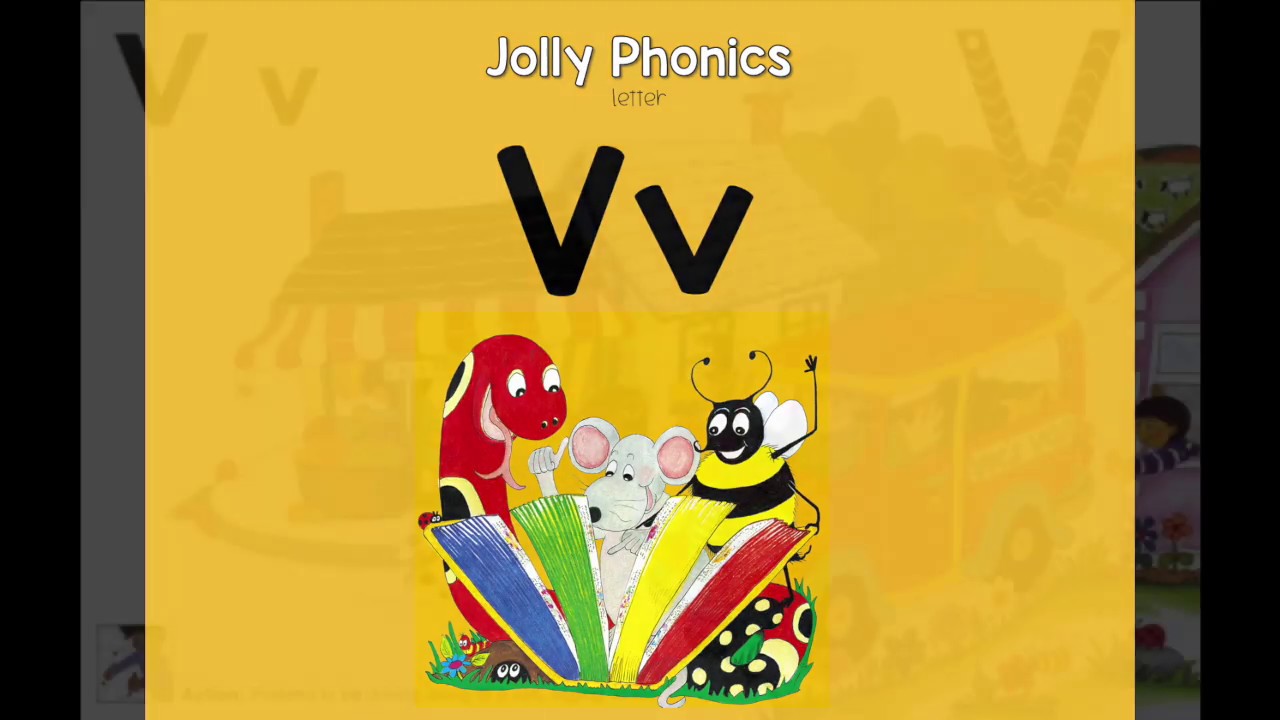 Jolly Phonics Letter V Lesson - YouTube