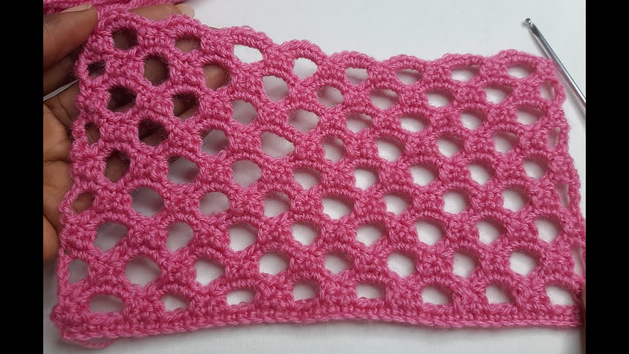 Very Beautiful Crochet Pattern You Can Use For Many Project | Easy to ...