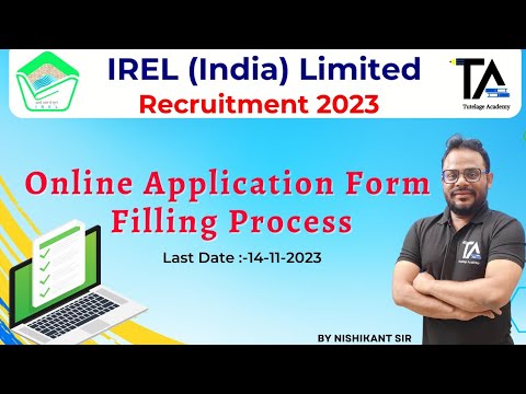 IREL Online Application form filling Process||IREL Recruitment 2023 ...