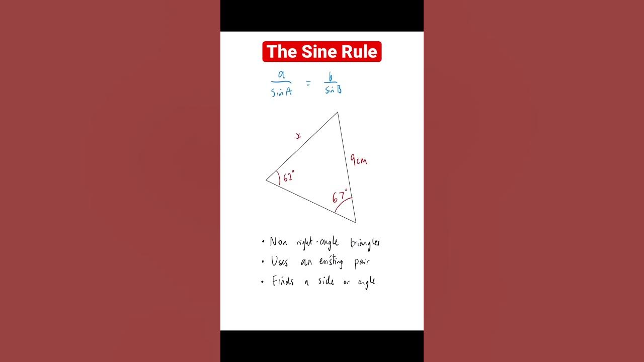 Do you know the Sine Rule? #gcse #shorts #maths - YouTube