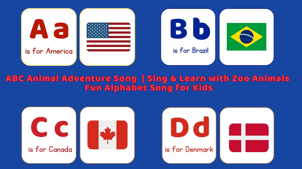 ABC Countries Adventure Song | Sing & Learn Countries | Fun Alphabet ...