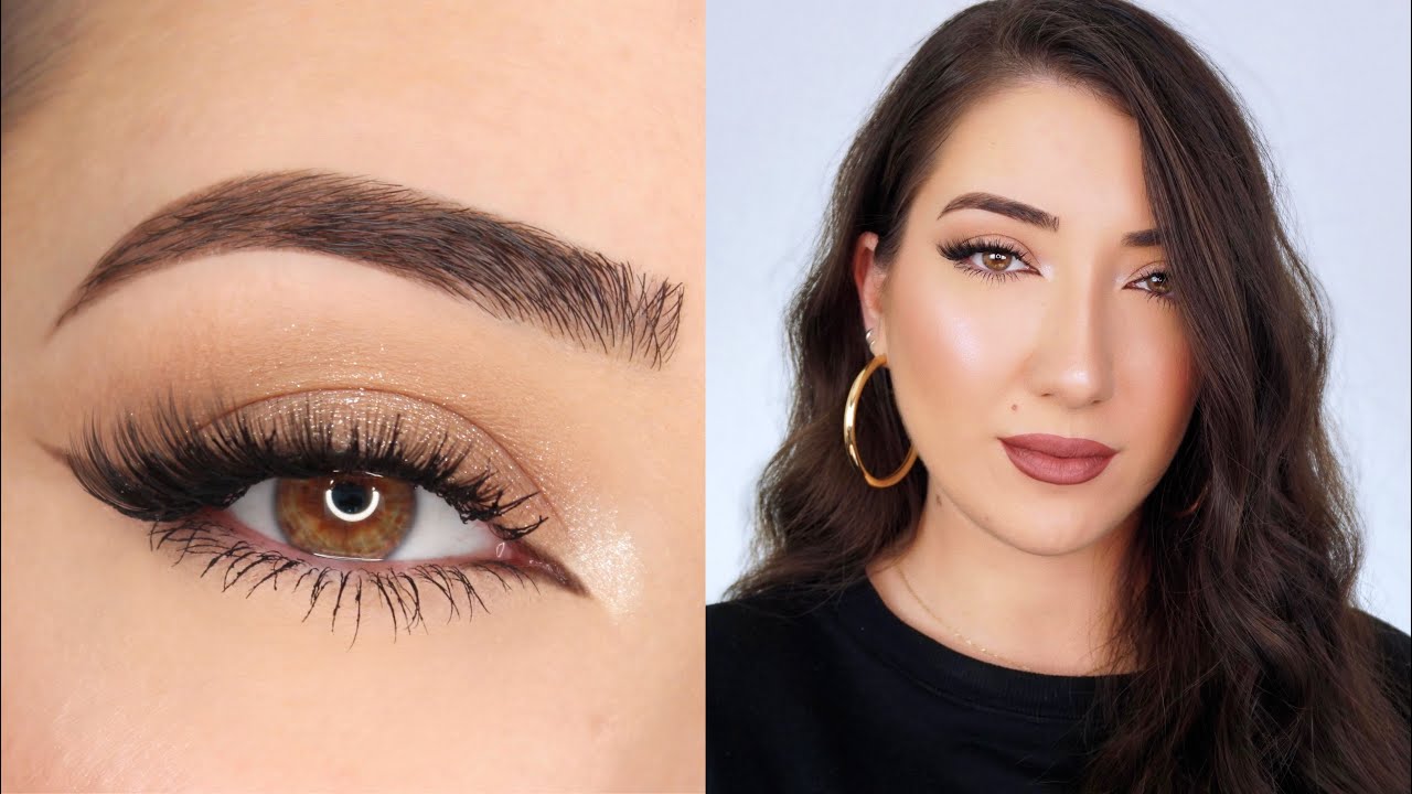 SOFT FOXY EYE MAKEUP TUTORIAL - YouTube