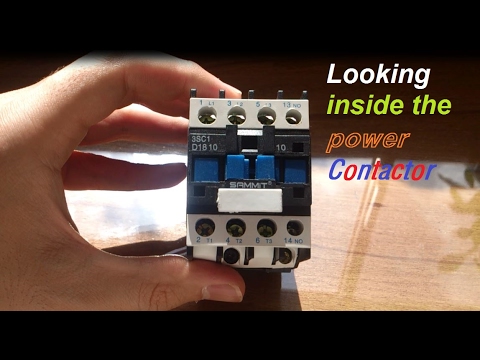 looking inside the power Contactor - YouTube