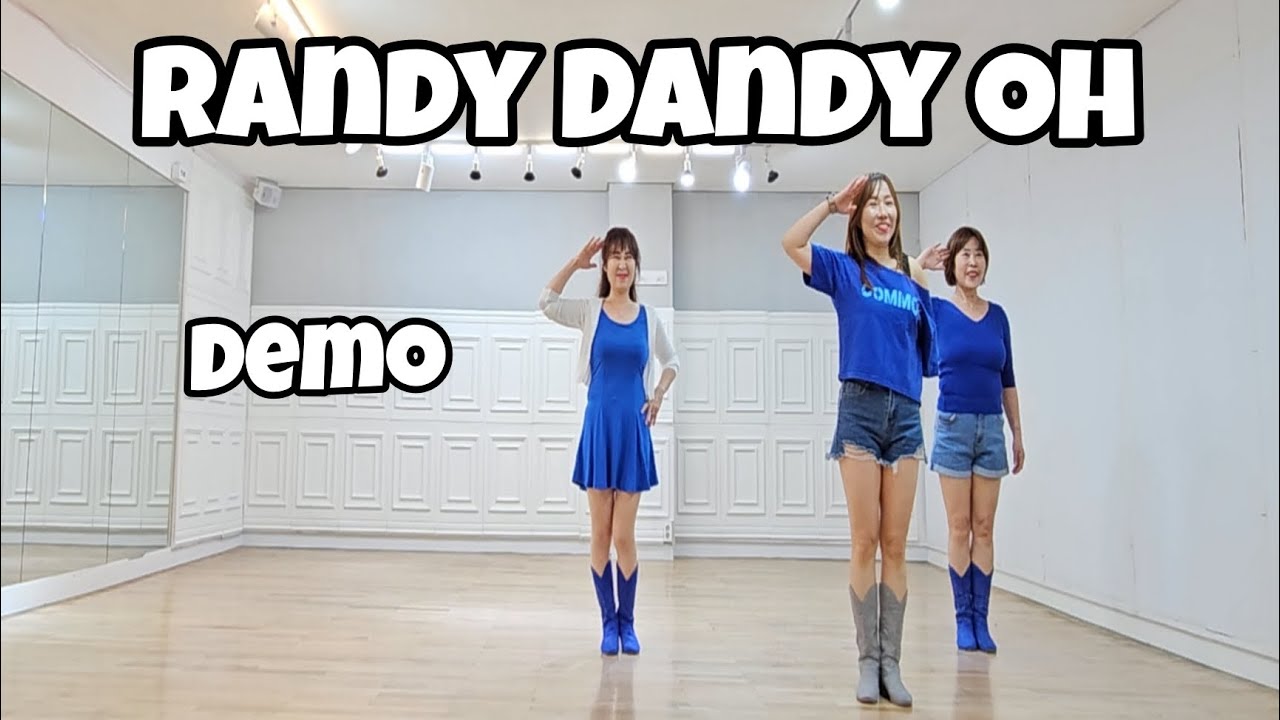 Randy Dandy Oh - Line Dance (Demo)/Easy Intermediate/Ria Vos - YouTube