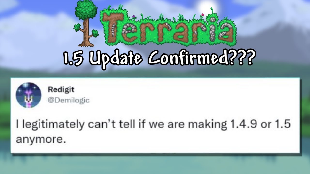 Terraria 1.5 IS COMING??? - YouTube