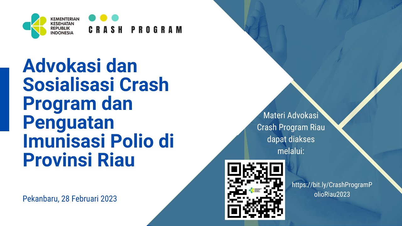 Pertemuan Adsos dan Orientasi Crash Program Riau - YouTube