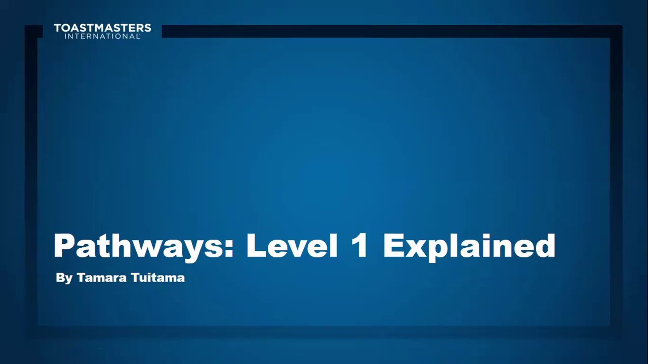 Tamara - Pathways level 1 explained - YouTube