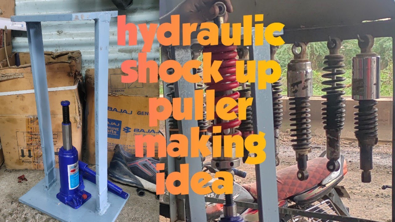 Making hydraulic puller for shock up - YouTube