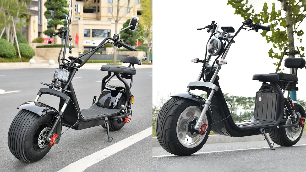 Citycoco Electric Scooter 4000W Powerful Motor Max Speed 70-80KM/H 60V ...