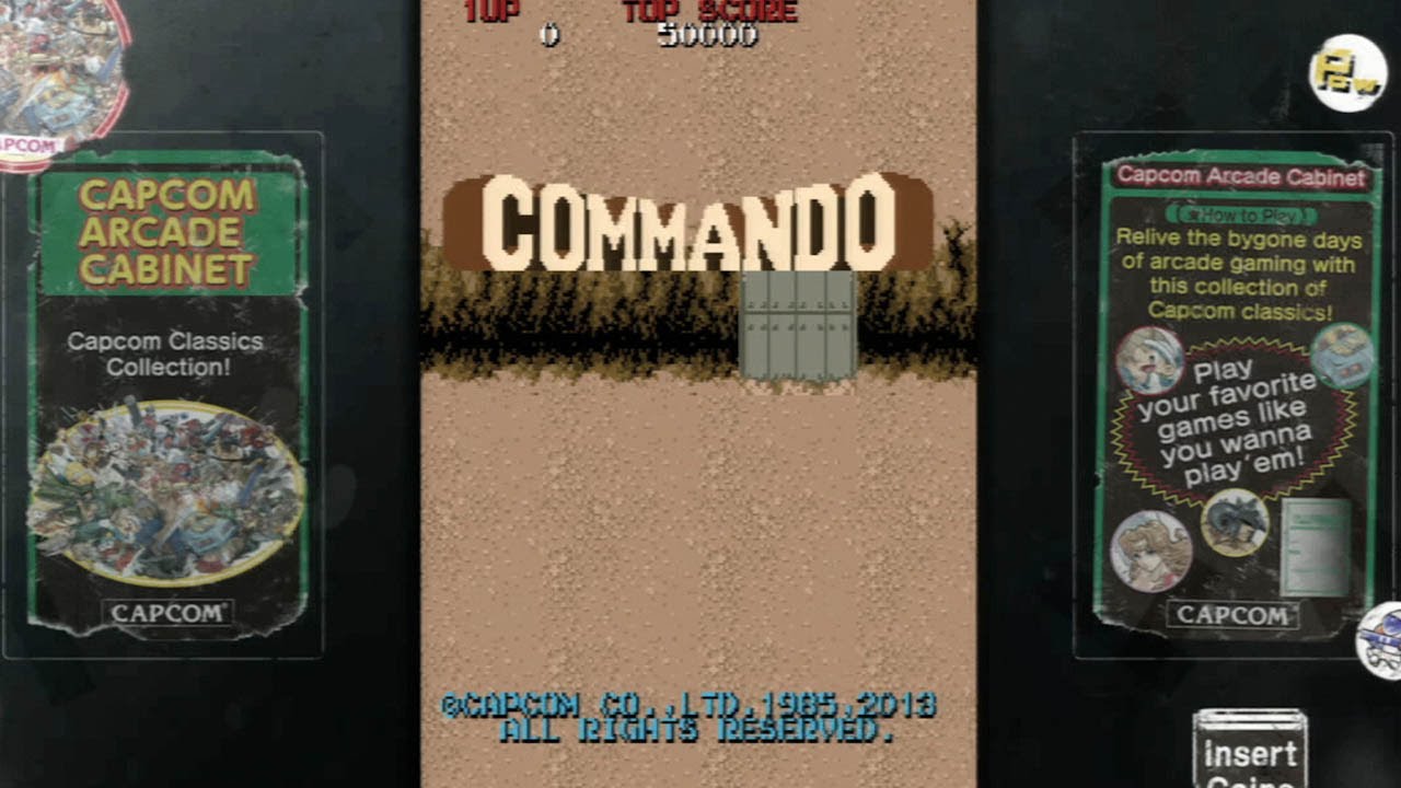 CGR Undertow - COMMANDO (CAPCOM ARCADE CABINET) review for PlayStation ...