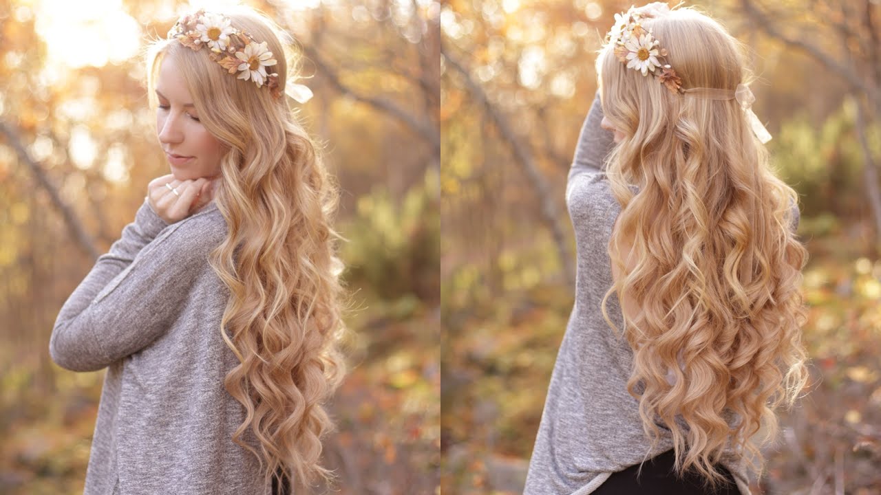 Soft Voluminous Curls - YouTube