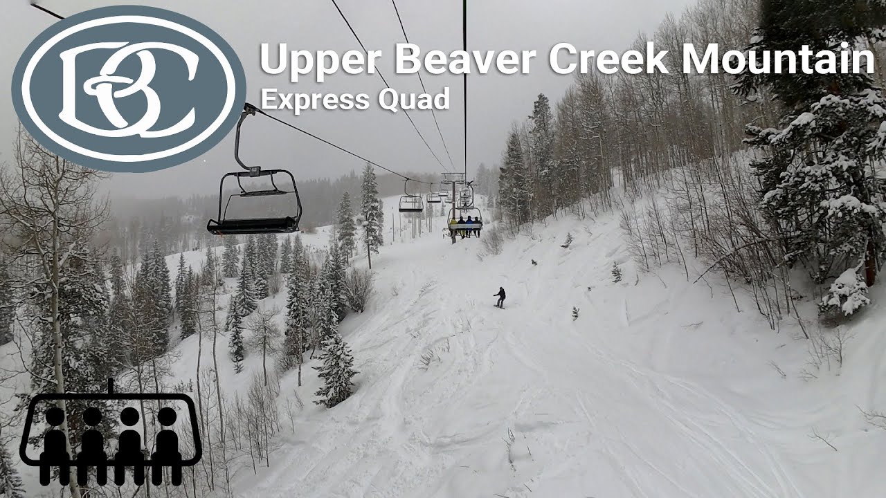 Beaver Creek - Upper Beaver Creek Mountain Express Lift - YouTube