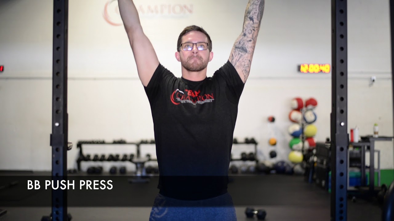 BB Push Press - YouTube