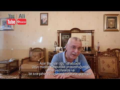 Azər Bəxtiyar oğlu Vahabzadə Əli Ömərov haqqında xatirələri ilə bölüşür