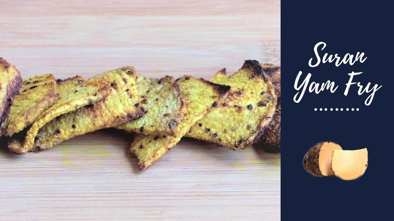 Suvarna Gadde Fry in Tulu | Suran Fry in Tulu | Yam Fry in Tulu ...