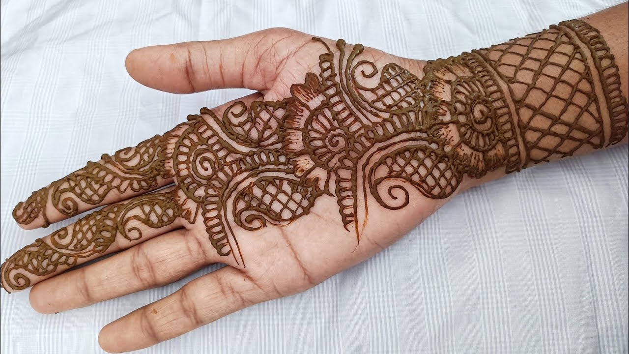 New Mehandi Design Front Hand |Mehandi Wala Video | Mehandi Ka Design ...