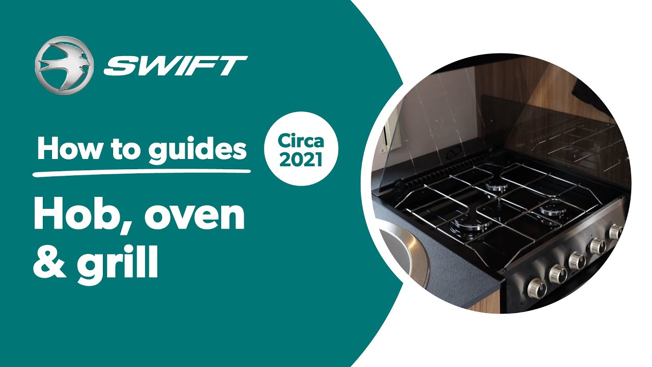 How to use the hob, oven & grill in your Swift Motorhome - YouTube