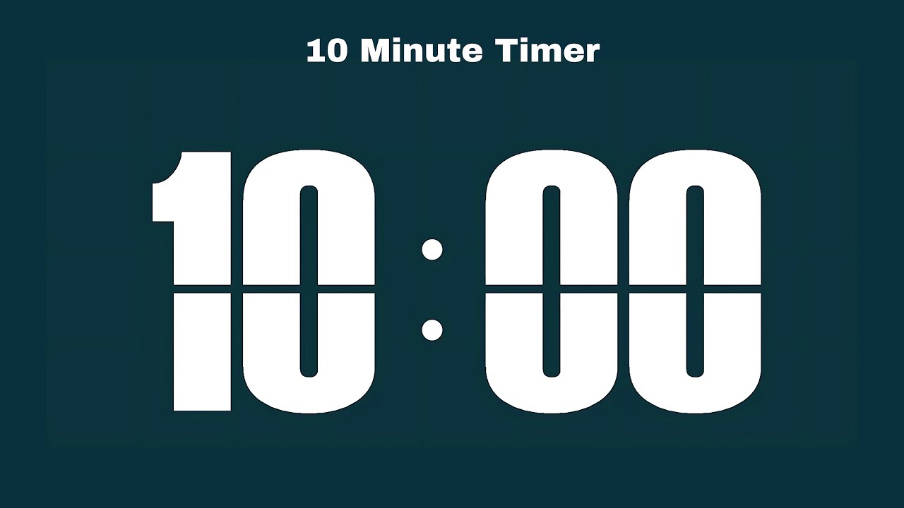10 Minute Timer | 10 Minute Countdown Timer - YouTube