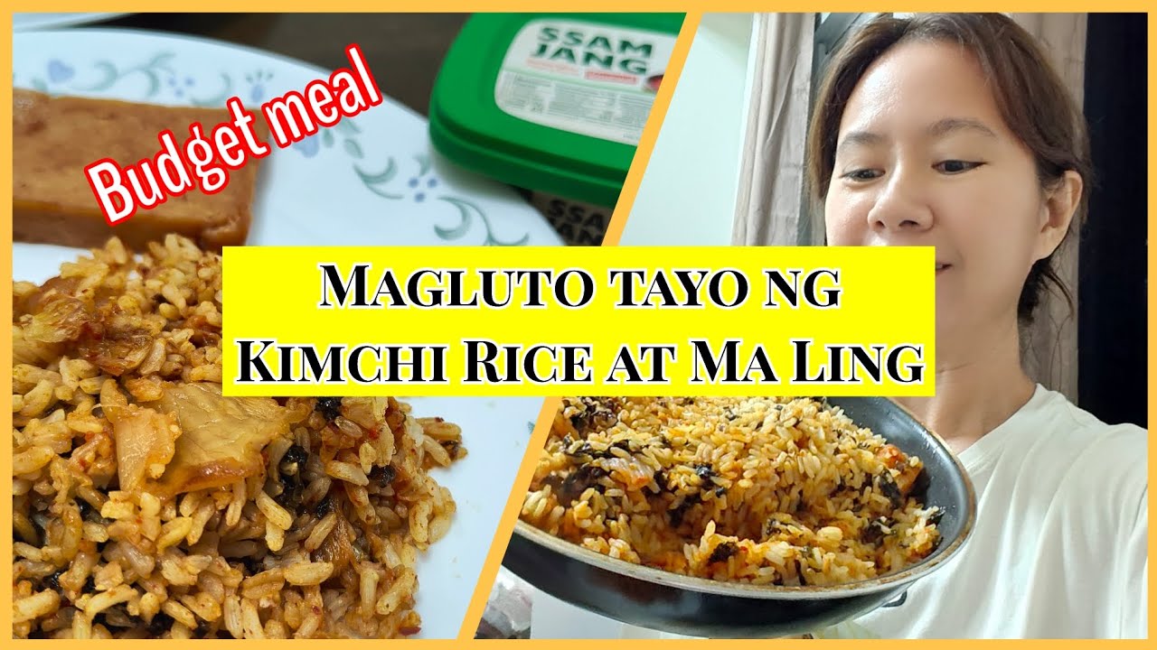 Luto tayo ng Kimchi Rice at Ma Ling sa bahay! Condo Vlog. Cook with Me ...