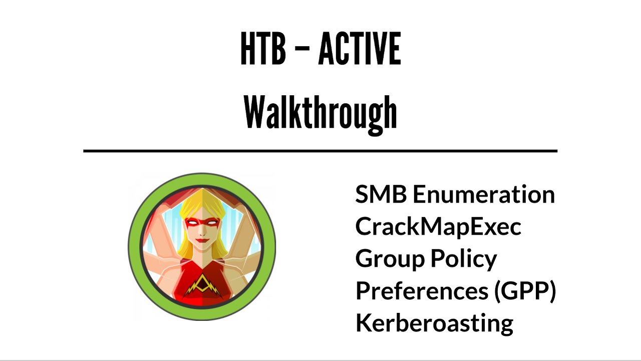HTB Active 1/2 – Walkthrough - YouTube