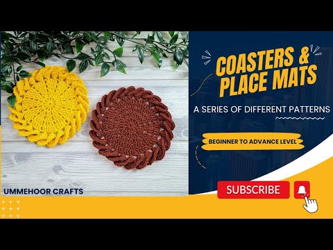 How to Crochet a Doily Coaster|Easy Pattern +Tutorial| Ideal for Home ...