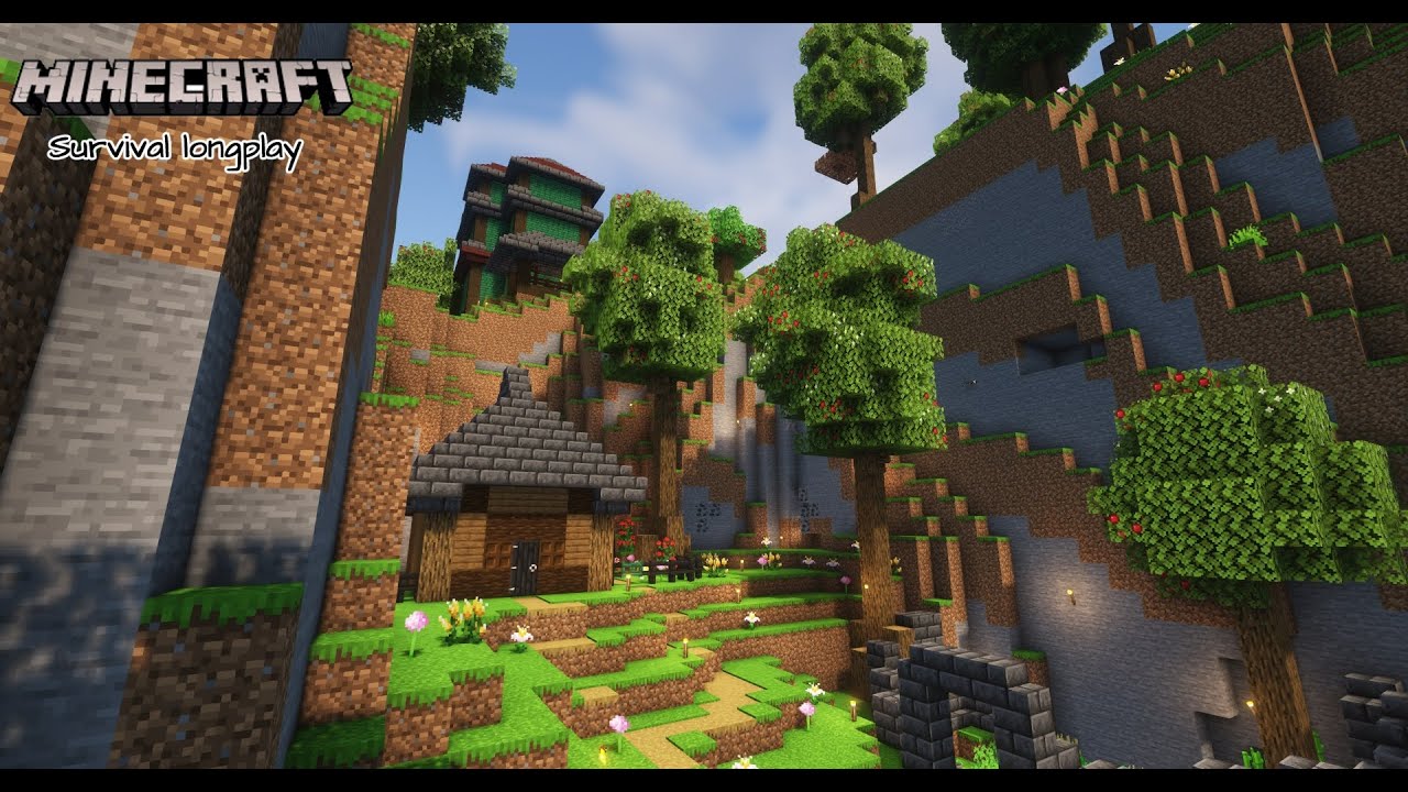 Minecraft Survival Longplay - Orchard House - Cozy Build (No Commentary ...