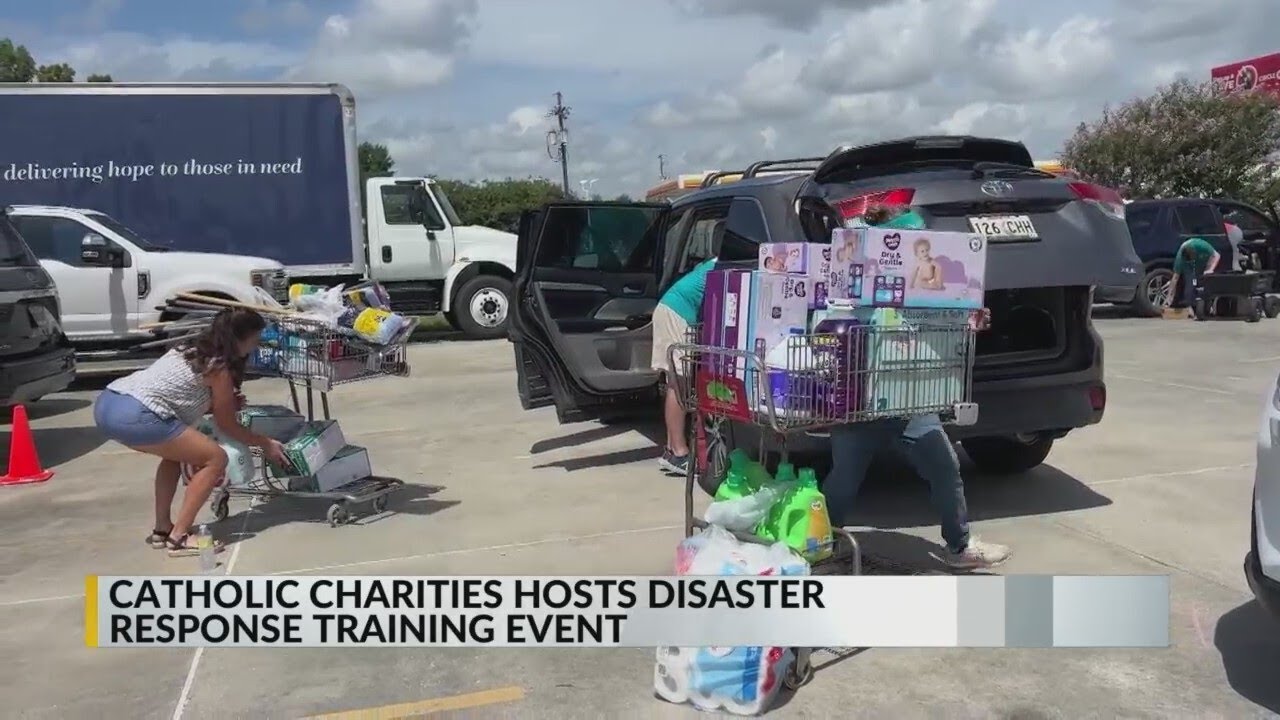 Catholic Charities hosts disaster readiness training - YouTube