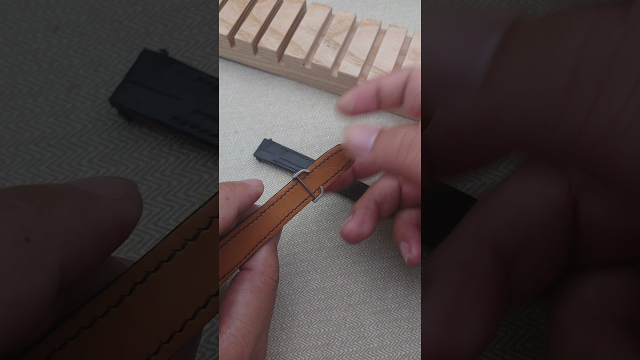 Cartier double fold clasp - How to install cartier clasp - YouTube