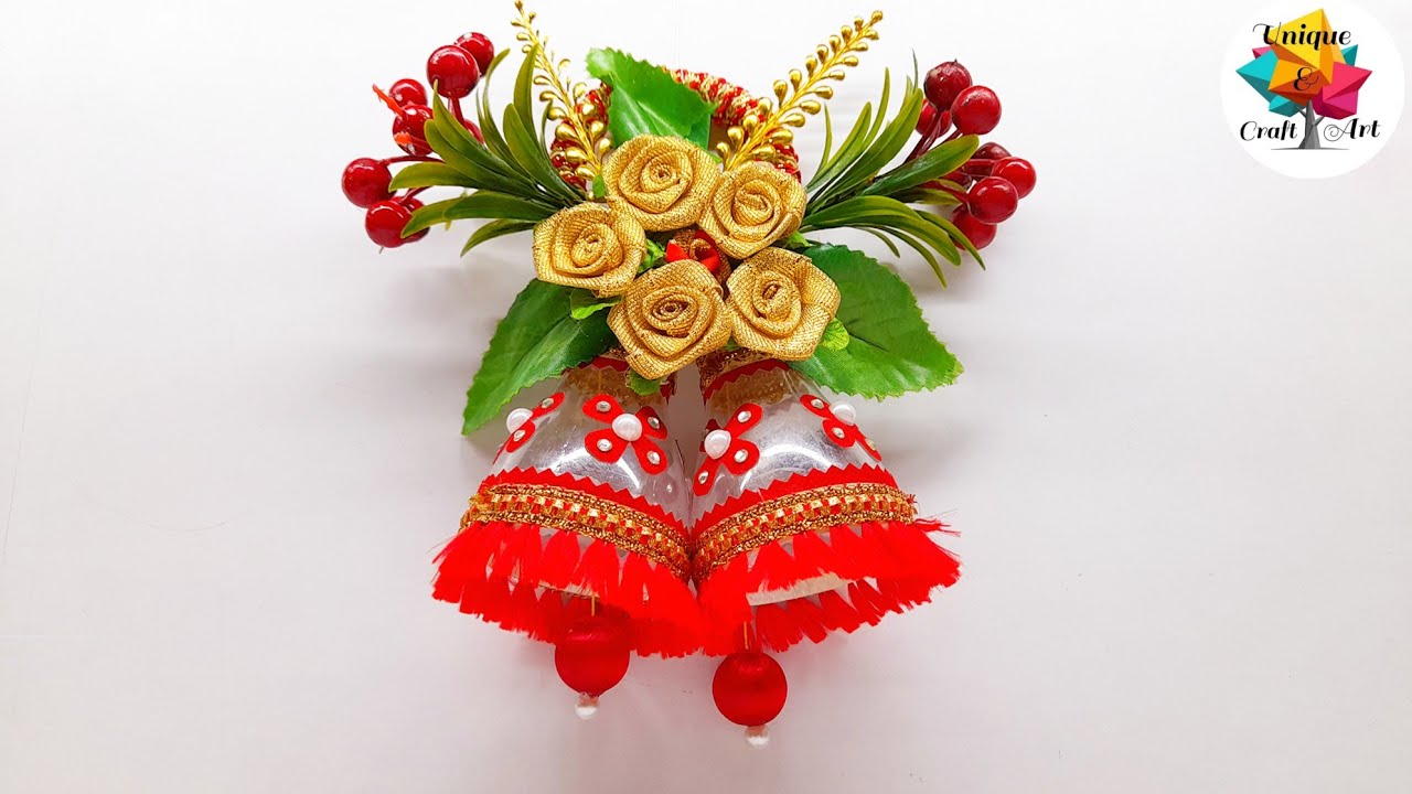 how to make christmas bell with paper/how to make christmas bell ...