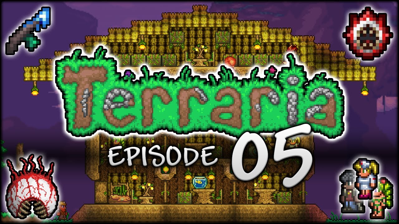 Let's Play Terraria | I created a quaint Terraria NPC barn hotel ...