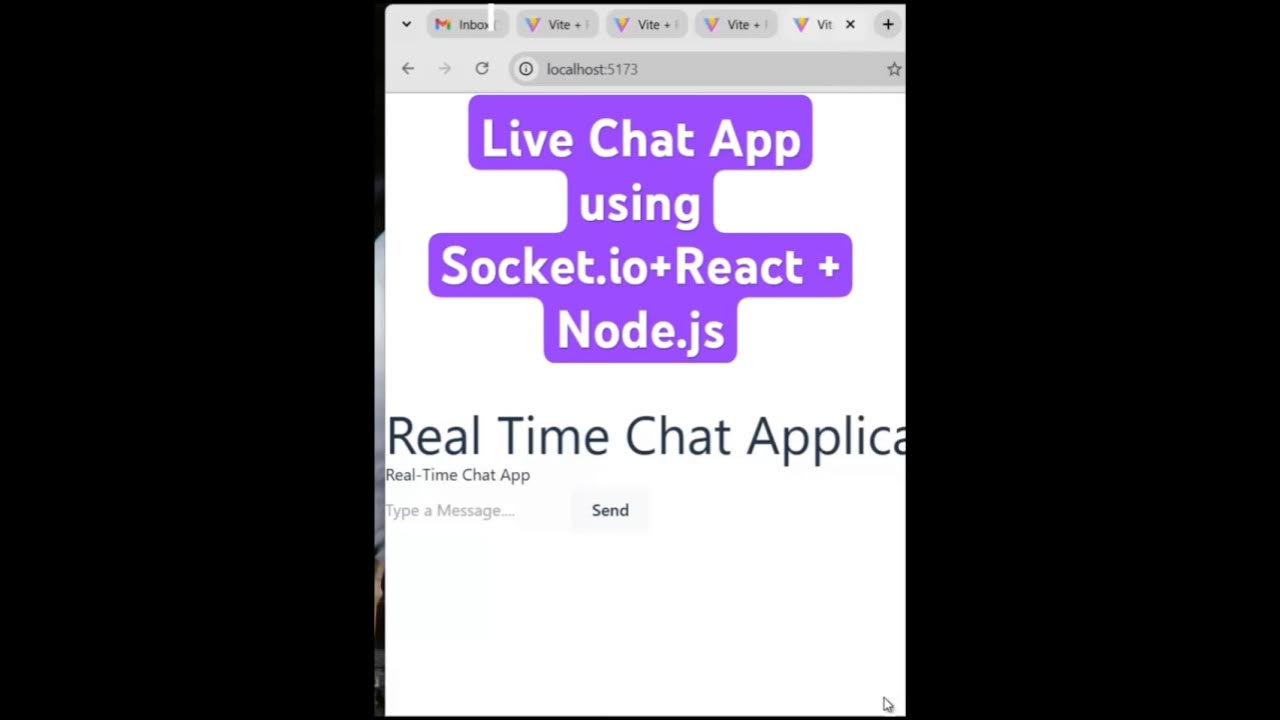 Real-Time Chat App with Node.js,React & Socket.IO? #shorts #shortvideo #viralshort #viral # ...