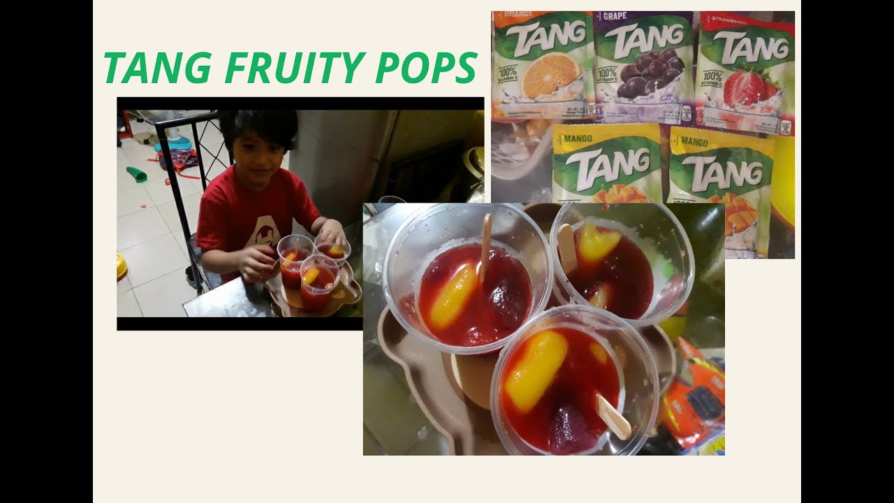 Trying to do a tang fruity pops//grapes,strawberry and mango - YouTube