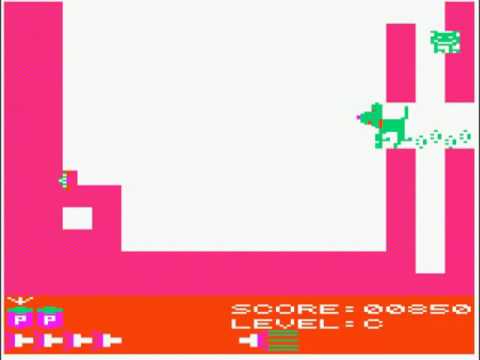 DRAGON 32 - CRAZY PAINTER - MICRODEAL - 1983 - YouTube