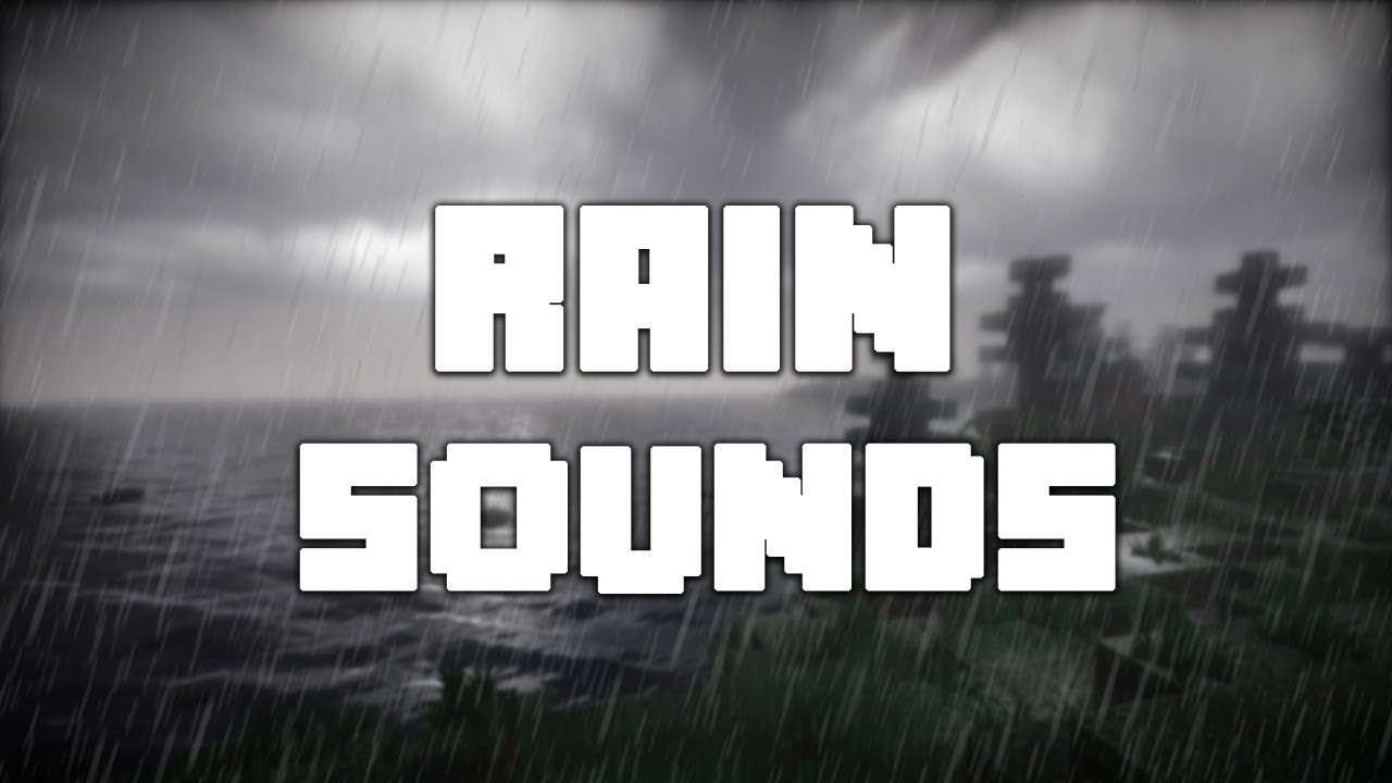 Minecraft RAIN and THUNDER sounds. Ambient nature sound. - YouTube