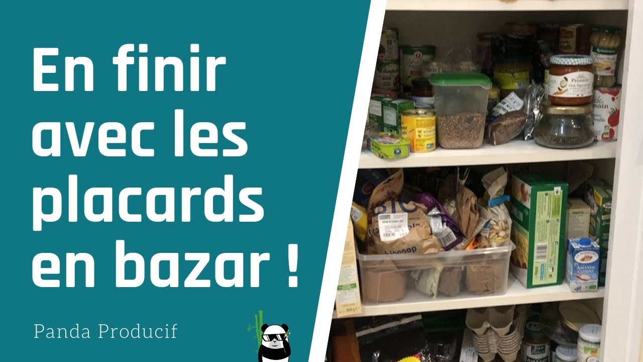 La méthode facile pour ranger son placard de cuisine à aliments et le ...
