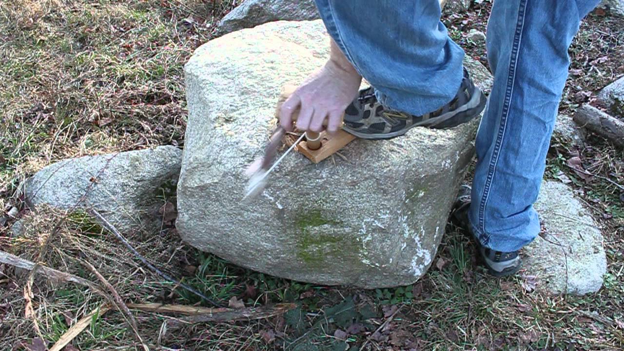 Starting a Fire: Igniter, Flint and Steel, Bow Drill - YouTube