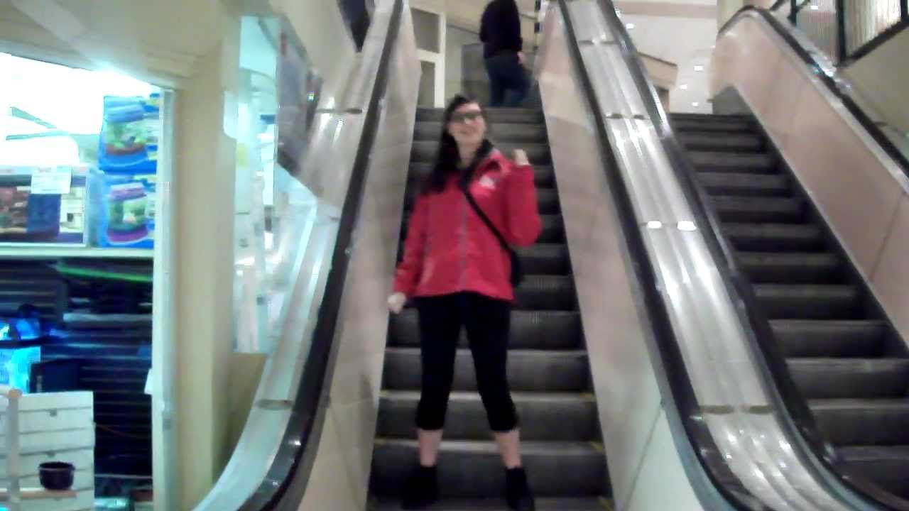 Escalator Dancing - YouTube