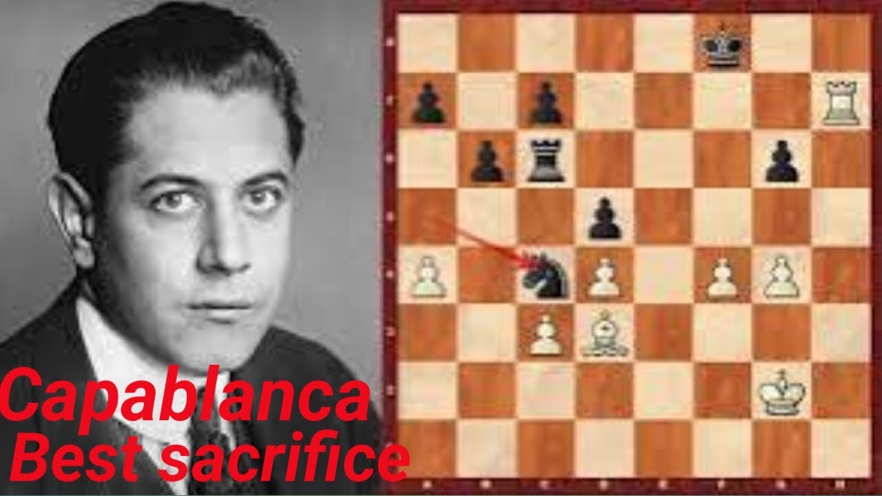 Capablanca vs Fernandez Leon, capablanca amazing sacrifice, capablanca best check mate ,# ...