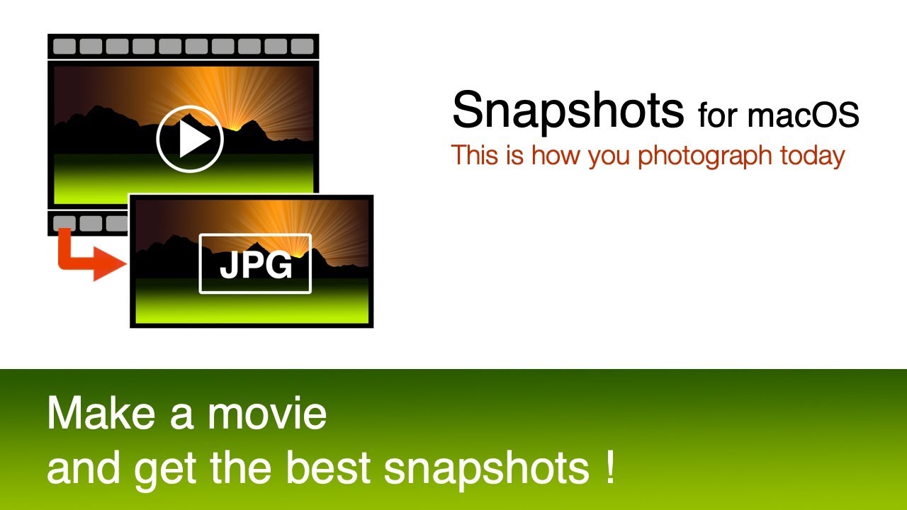 Snapshots for macOS - Make a movie and get the best snapshots - YouTube