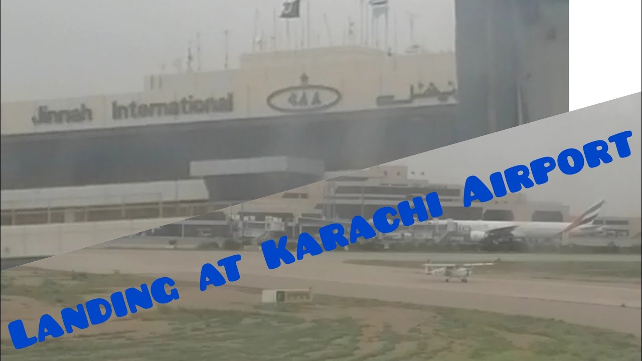 Landing at Karachi Airport | Pakistan International Airlines | Landing ...