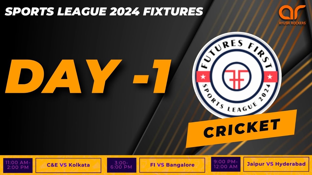 FUTURES FIRST SPORTS LEAGUE 2024 [ DAY 1 ] - YouTube