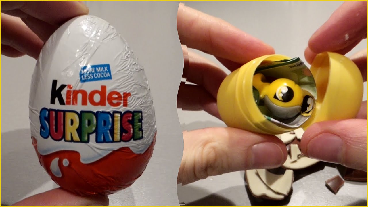 Natoons Kinder Surprise Egg Opening - YouTube