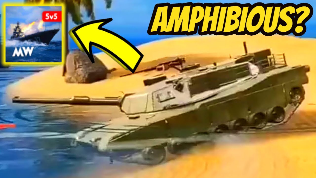 AMPHIBIOUS TANK? New Tanks Trailer - Modern Warships - YouTube