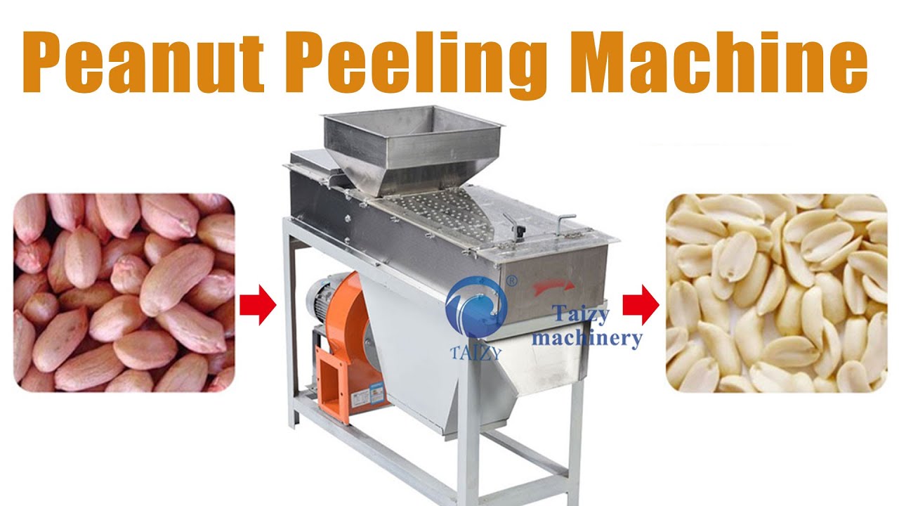 Efficient Peanut Peeling Machine For Groundnut Food Processing!#peanut ...