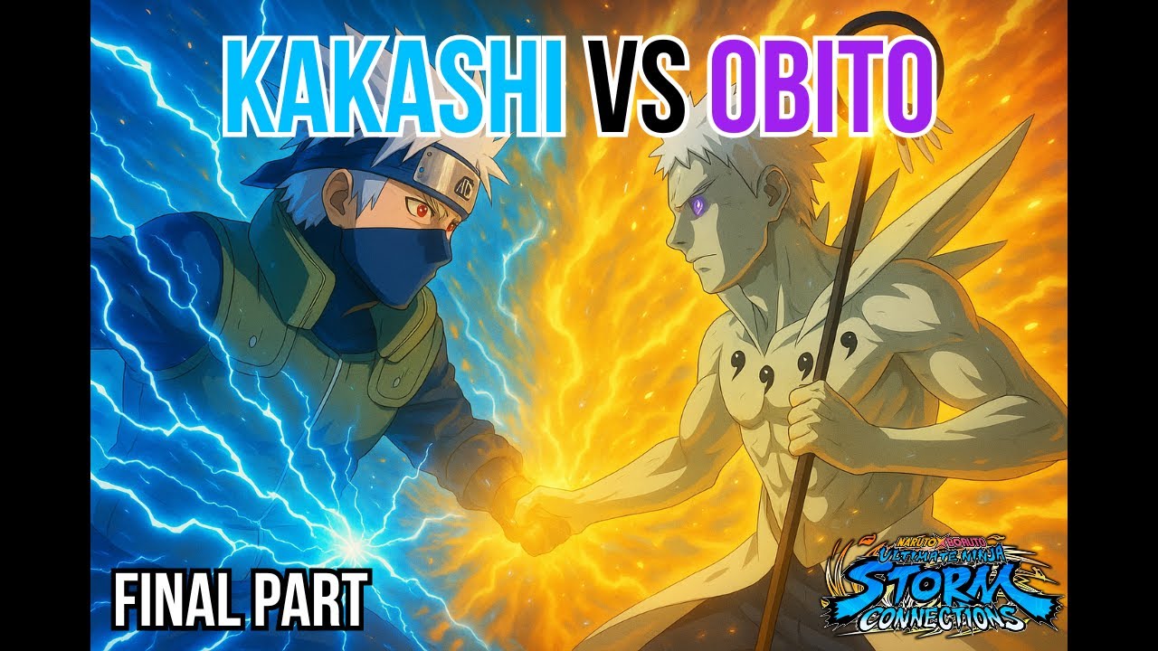 KAKASHI VS OBITO - FINAL PART | The Last Stand! AI Battle - Naruto ...